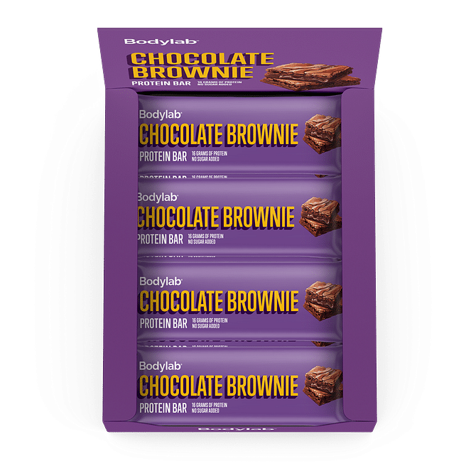 Bodylab Protein Bar (12 x 55 g) - Chocolate Brownie → Se den her!